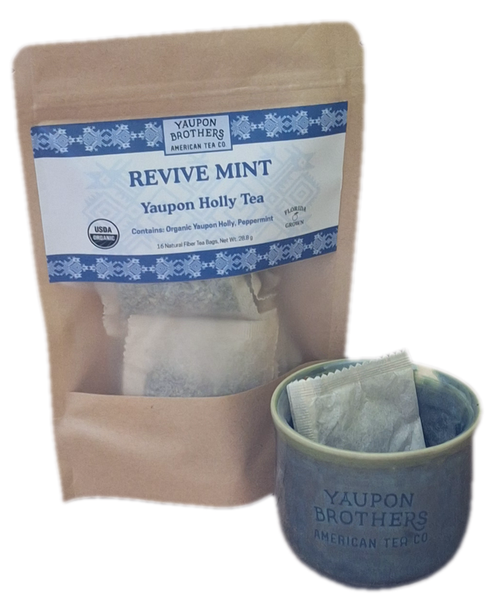 Yaupon Tea - Revive Mint - ZipPacket 16 – Yaupon Brothers American Tea Co.