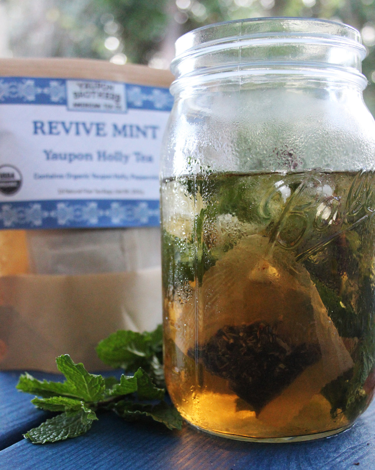 Yaupon Tea - Revive Mint - ZipPacket 16 – Yaupon Brothers American Tea Co.